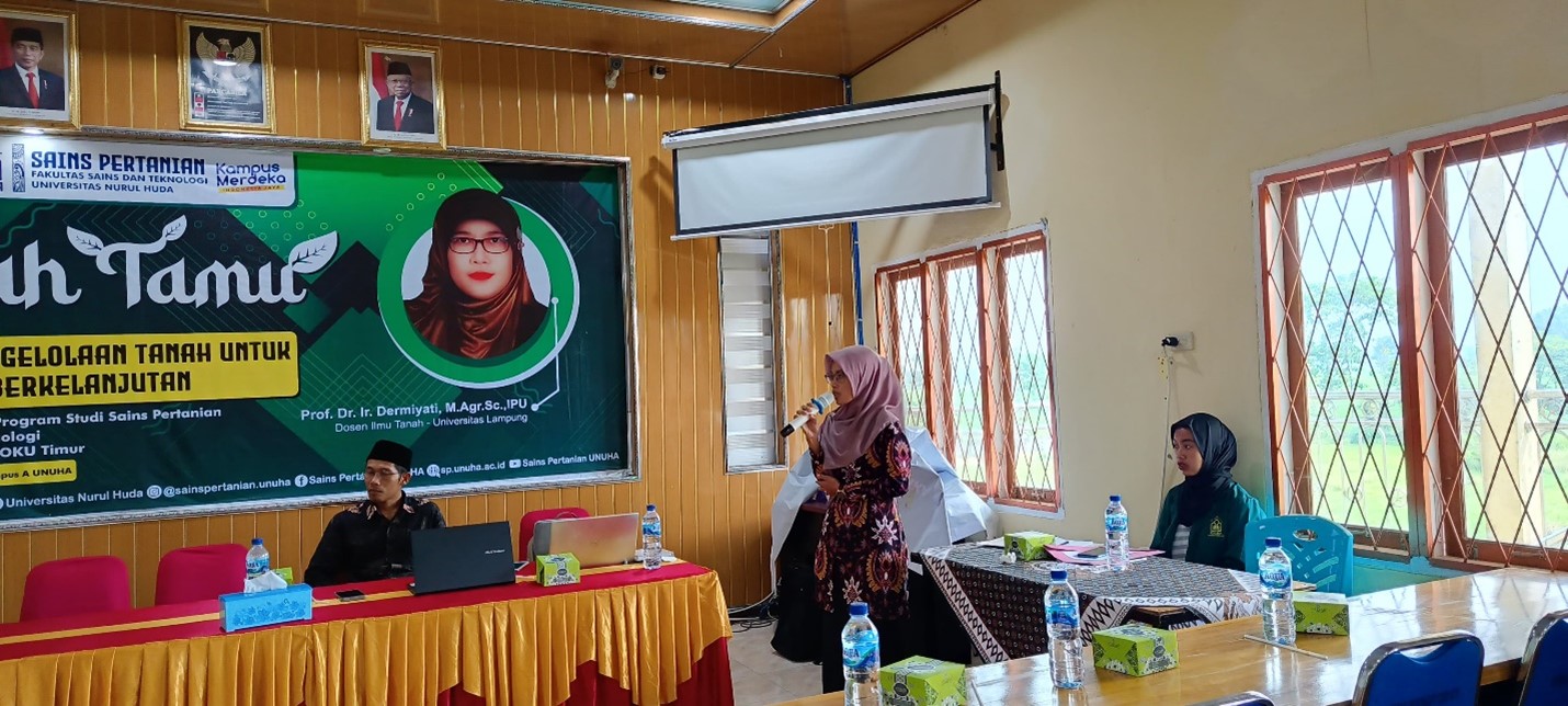 Kuliah Tamu Program Studi Sains Pertanian UNUHA, Bahas Inovasi ...