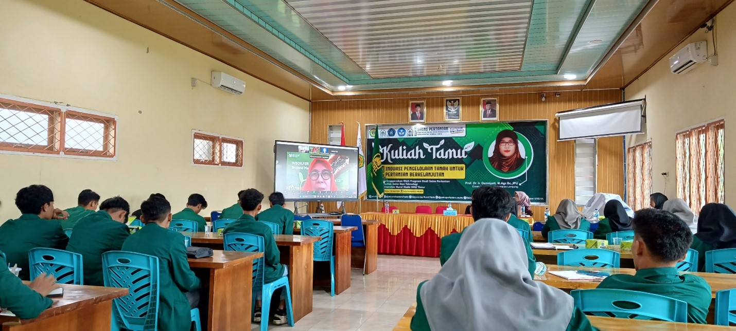Kuliah Tamu Program Studi Sains Pertanian UNUHA, Bahas Inovasi ...